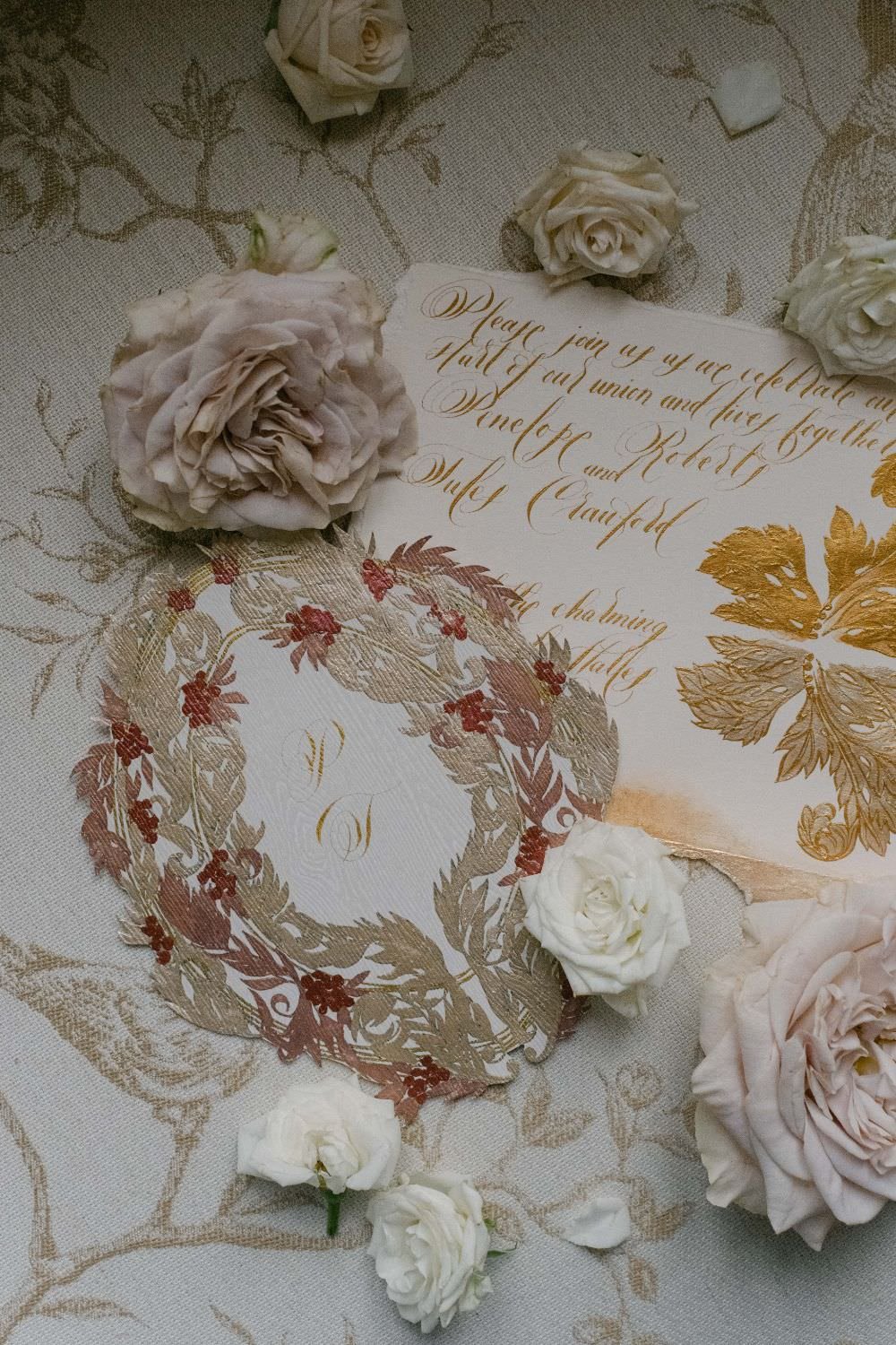 French Inspired Wedding Card